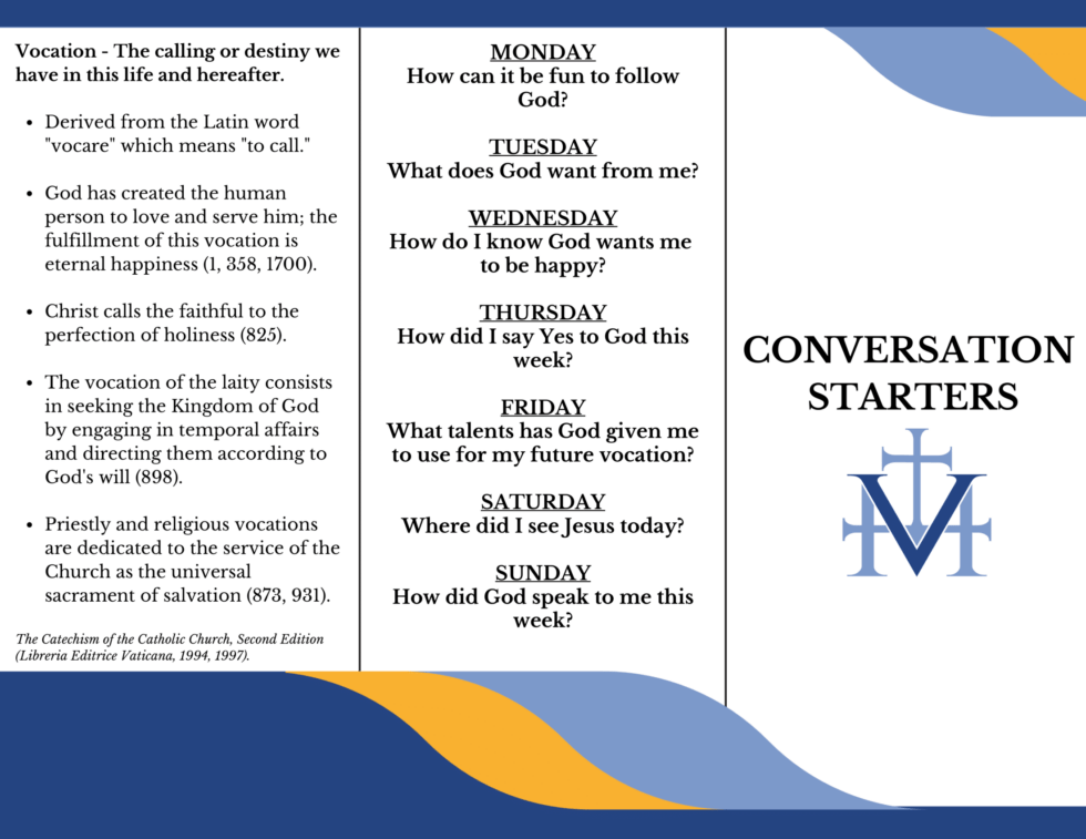 National Vocation Awareness Week - Vocation Ministry